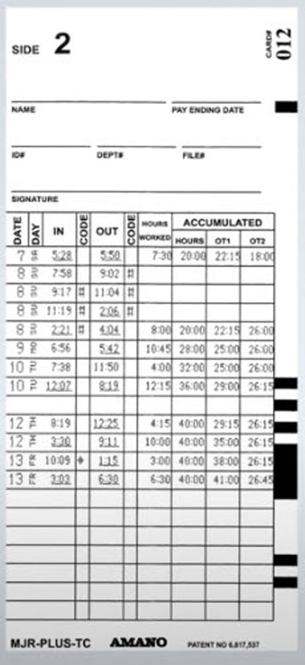 Employee Time Clocks - MJR-Plus Web Hosted MJR-Plus/A840