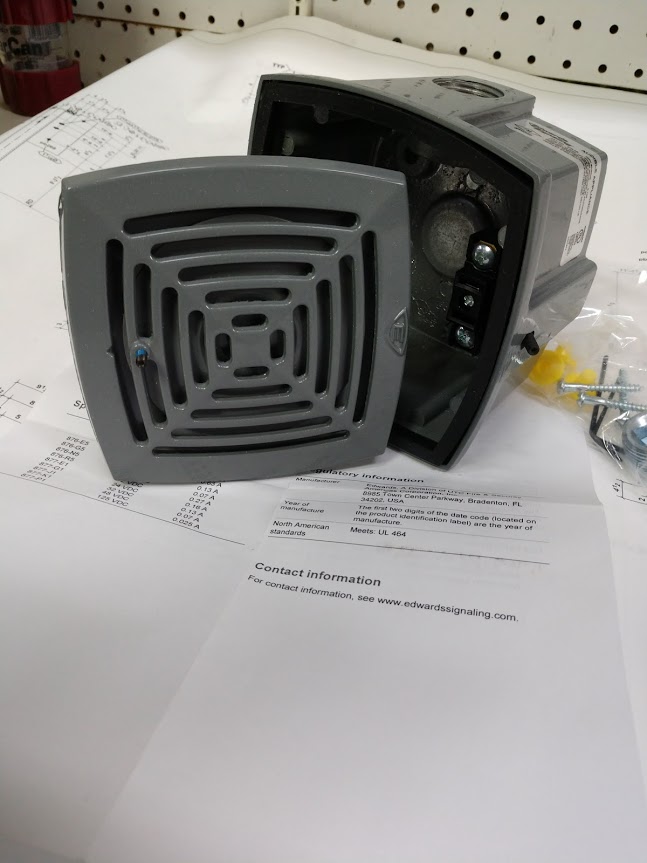 Employee Time Clocks - 4" 120V AC Weatherproof Buzzer 4" 120V Outdoor ...