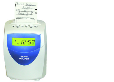 Employee Time Clocks - Amano MRX35 MRX35 Automatic Time Clock